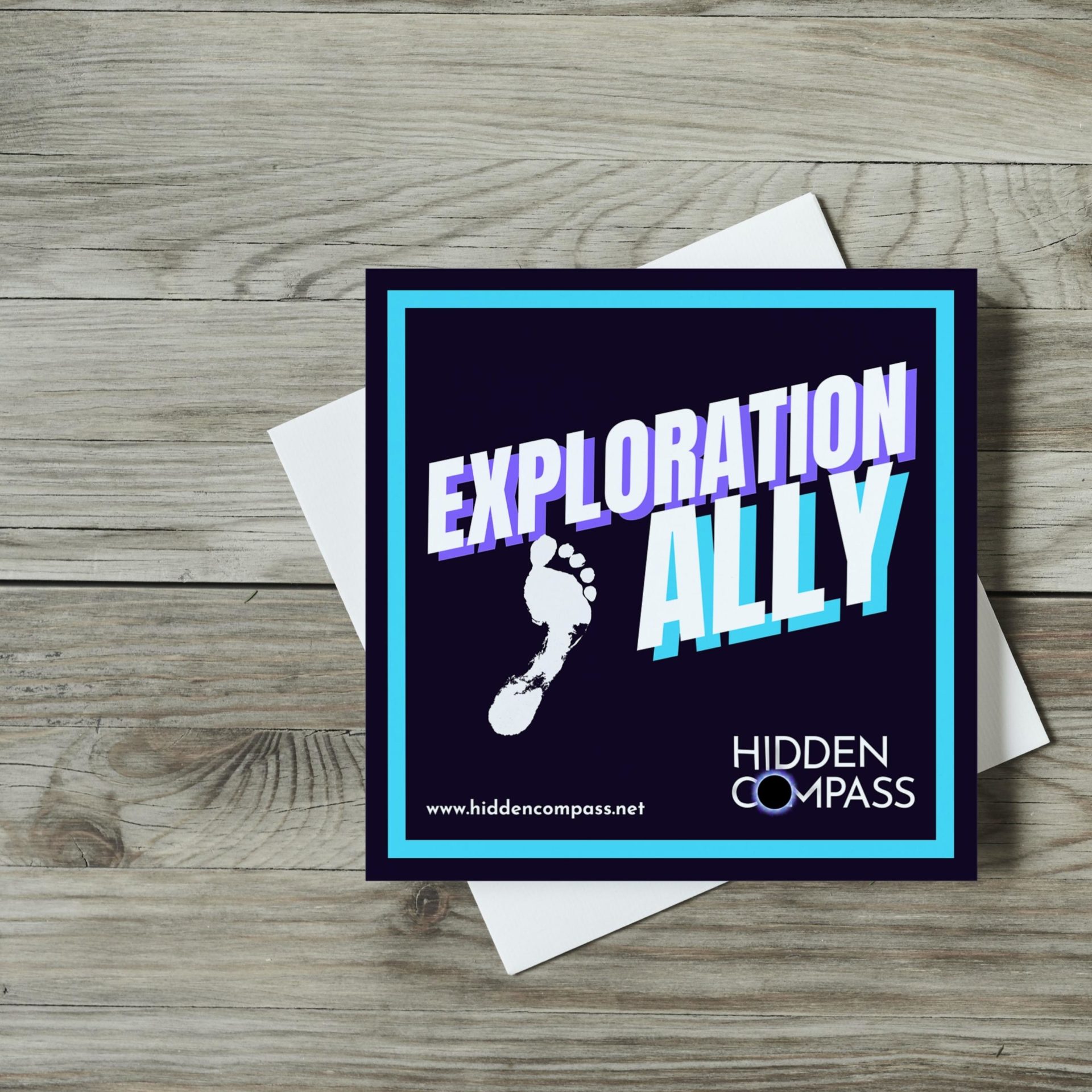 Ally Stickers - Hidden Compass